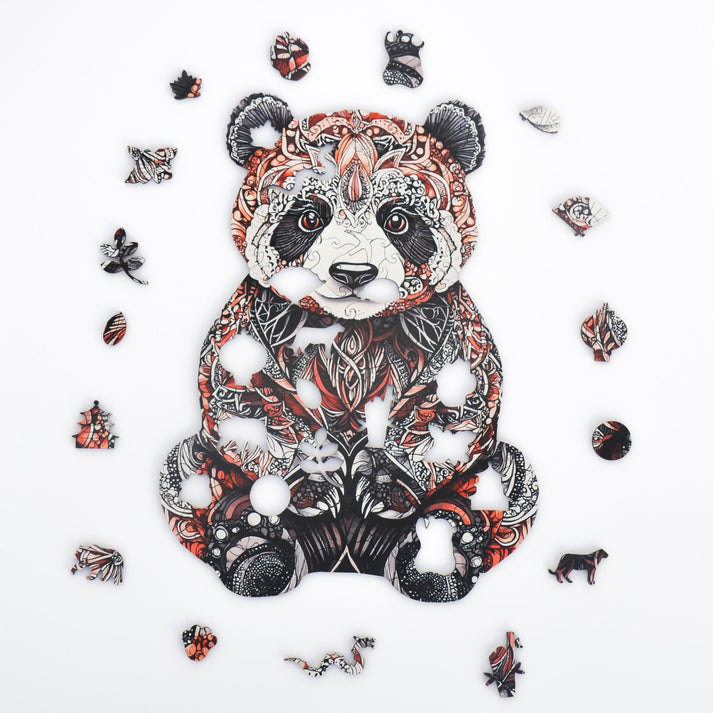 Clumsy Panda Puzzle – Lubiwood US