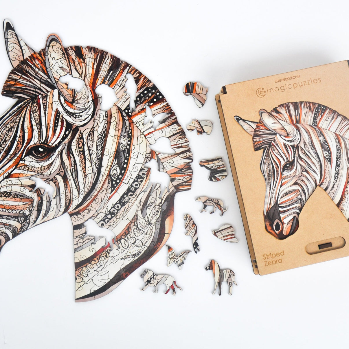 Striped Zebra Puzzle – Lubiwood US